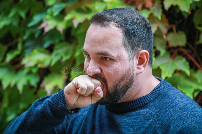 Man Pulling Out All of His Anger Stock Photo - Image of upset, male ...
