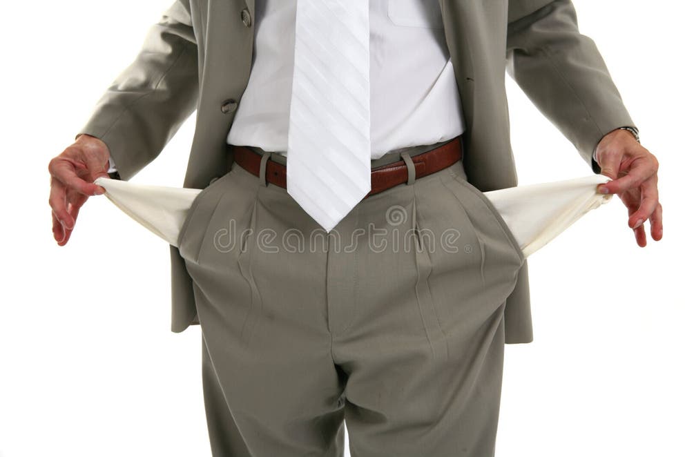 Man Pulling Out Empty Pockets Stock Photo - Image of broke, concept ...