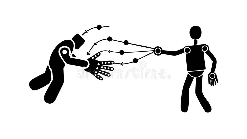 Man Pulling Rope, Effort, Strength, Teamwork, Perseverance, Vector ...