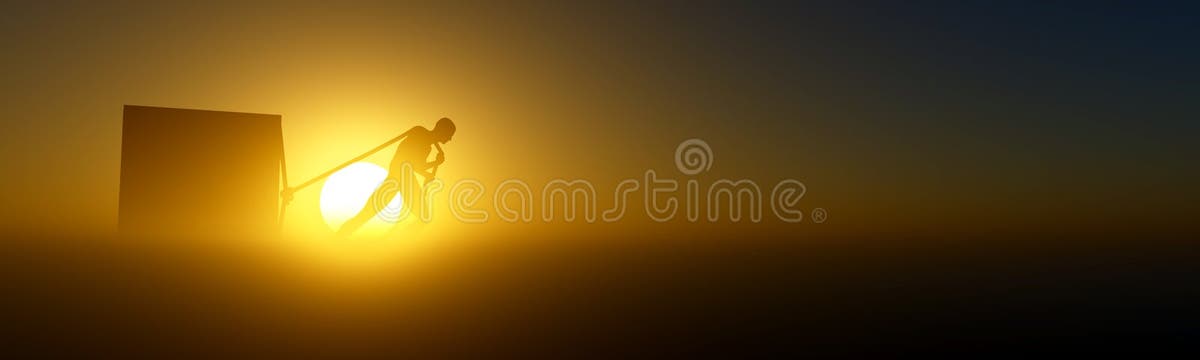 Man Pulling Stone Block Stock Illustrations – 19 Man Pulling Stone ...