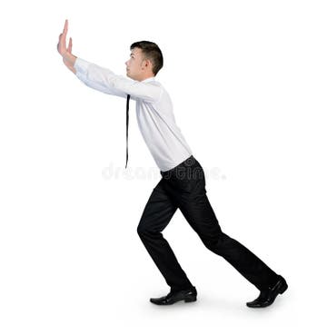 520 Man Pushing Something Stock Photos - Free & Royalty-Free Stock ...