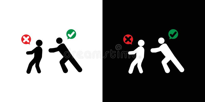 Pushing Person Icon Stock Illustrations – 1,925 Pushing Person Icon ...