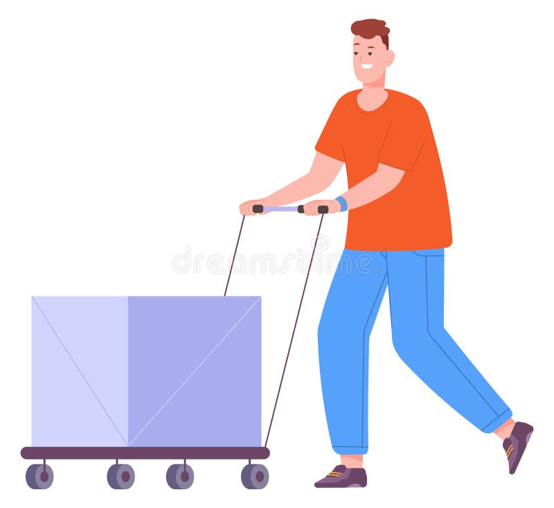 Manual Pushing Stock Illustrations – 286 Manual Pushing Stock ...