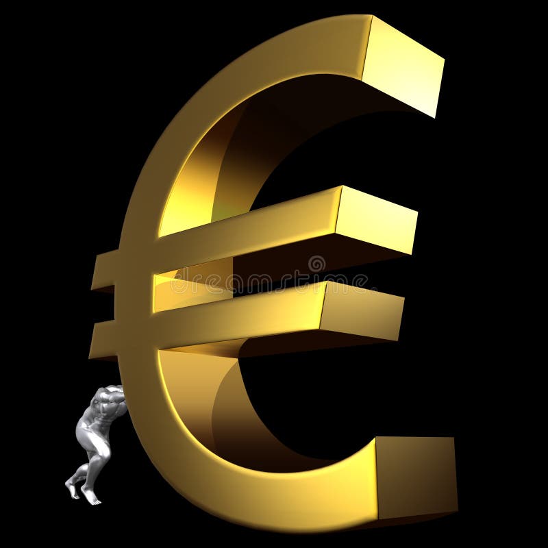 Euro sign stock vector. Illustration of business, europe - 17254298