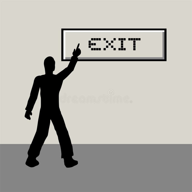 Exit Button stock vector. Illustration of leaving, away - 2232939 Exit Button stock vector. Illustration of leaving, away - 2232939