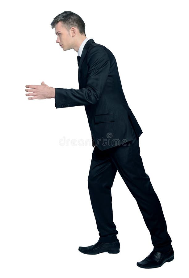 358 Man Pushing Imaginary Stock Photos - Free & Royalty-Free Stock ...