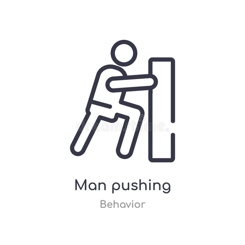 Pushing Vector Pictogram Stock Illustrations – 1,122 Pushing Vector ...