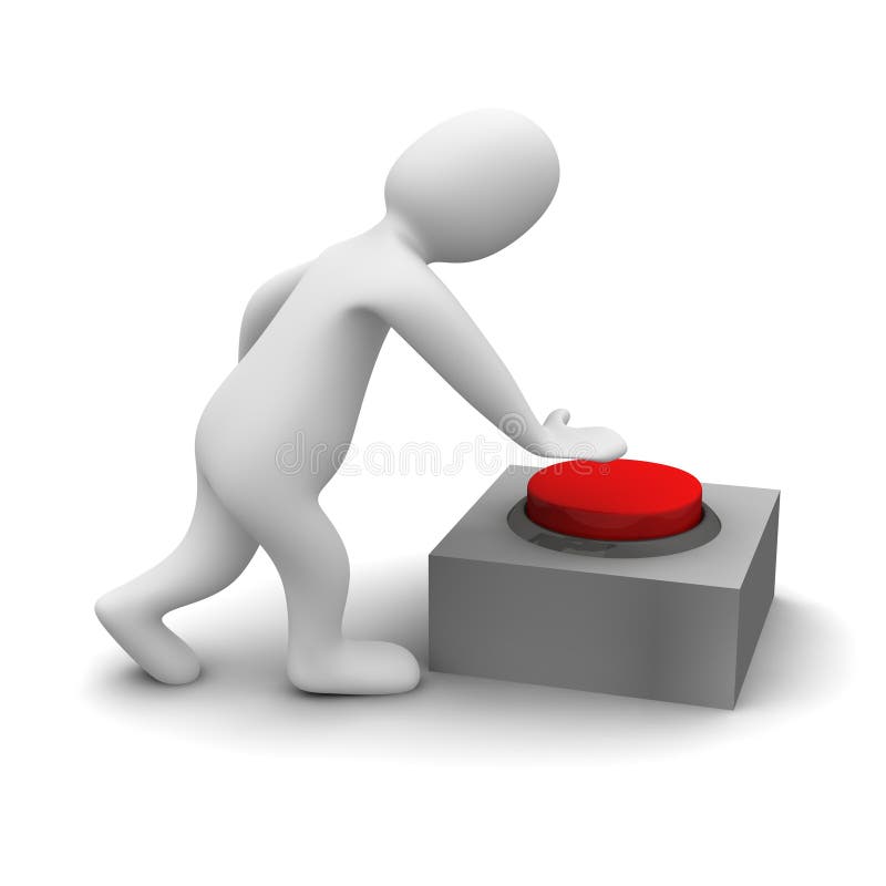 3d small people - button stock illustration. Illustration of abstract ...