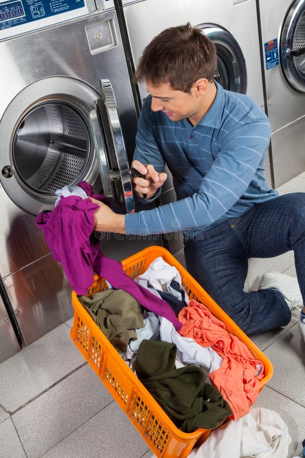 Man Washing Clothes