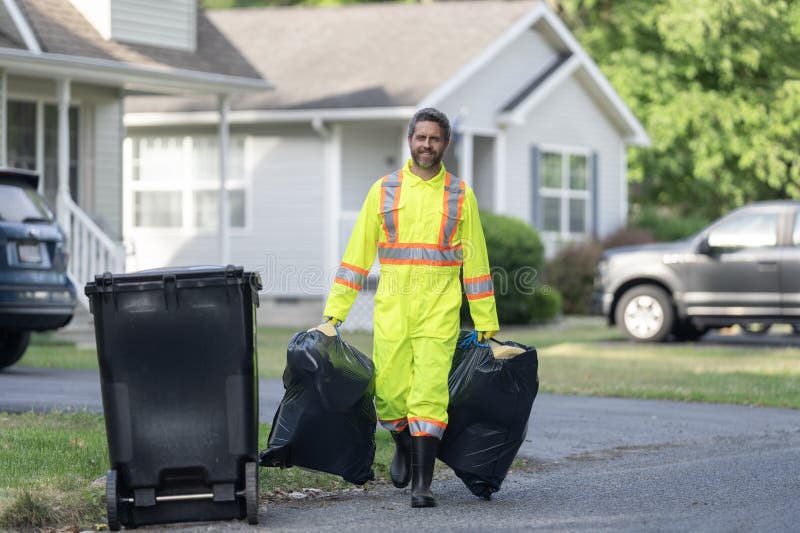Keeping Garbage Plastic into Bag for Trash. Pollution and Recycling ...