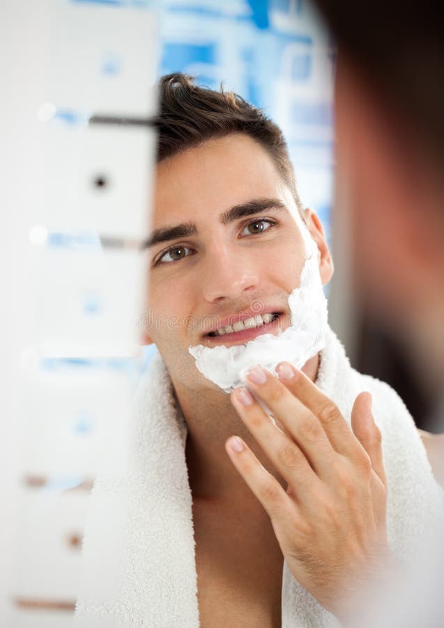 110 Man Putting Shaving Cream Face Stock Photos - Free & Royalty-Free ...