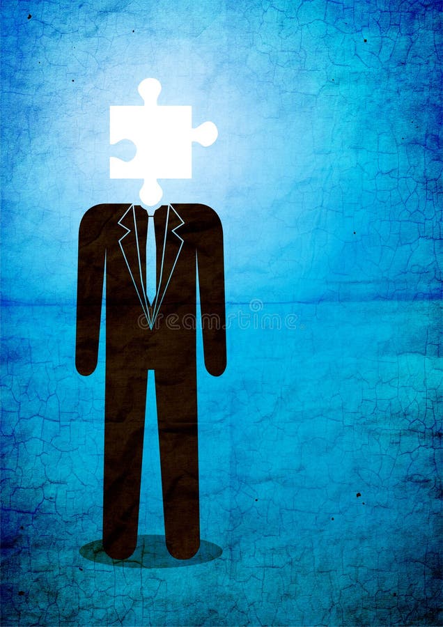 Blue Man Teamwork Puzzle Stock Illustrations – 1,204 Blue Man Teamwork ...