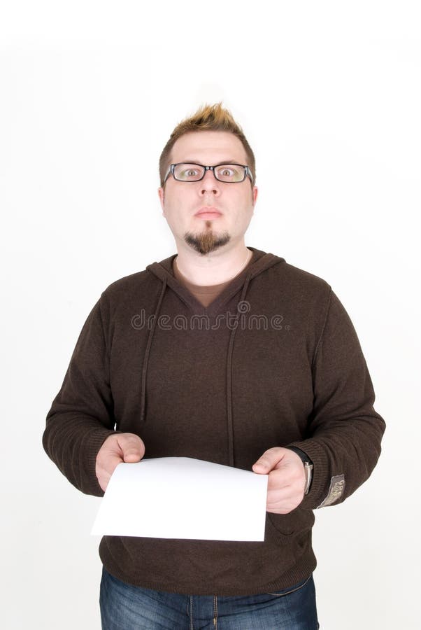 Man Puzzled Reads Document Stock Photos - Free & Royalty-Free Stock ...