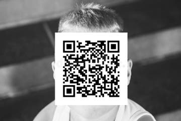 273 Qr Code Face Stock Photos - Free & Royalty-Free Stock Photos from ...