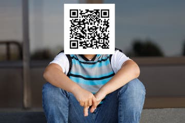 298 Qr Code Face Stock Photos - Free & Royalty-Free Stock Photos from ...