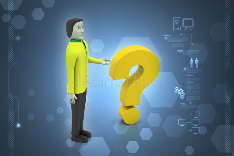 Little Man Question Mark Stock Illustrations – 436 Little Man Question ...