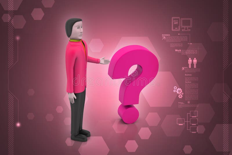 Little Man Question Mark Stock Illustrations – 436 Little Man Question ...