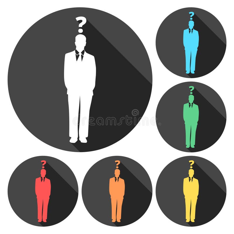 Question Mark Icons Shadow Stock Illustrations – 526 Question Mark ...
