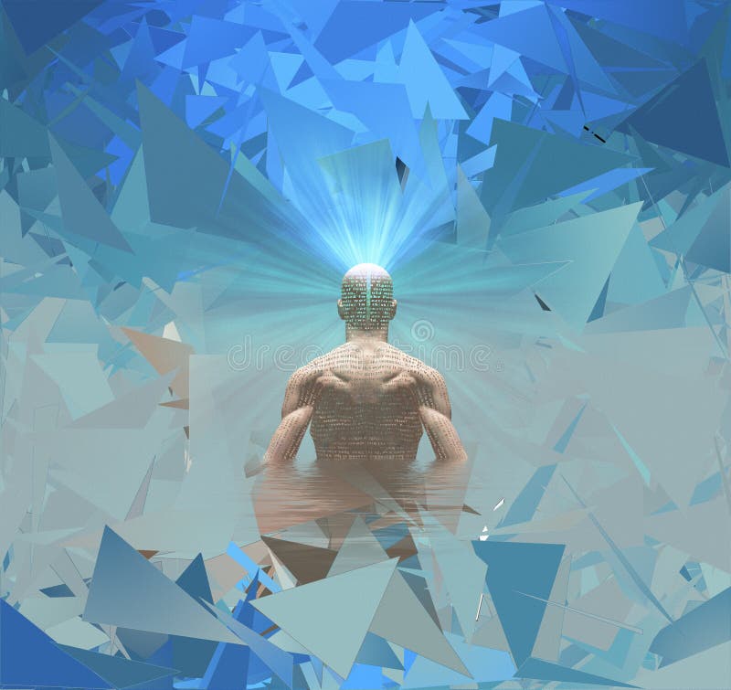 Light of mind stock illustration. Illustration of dreams - 17090711