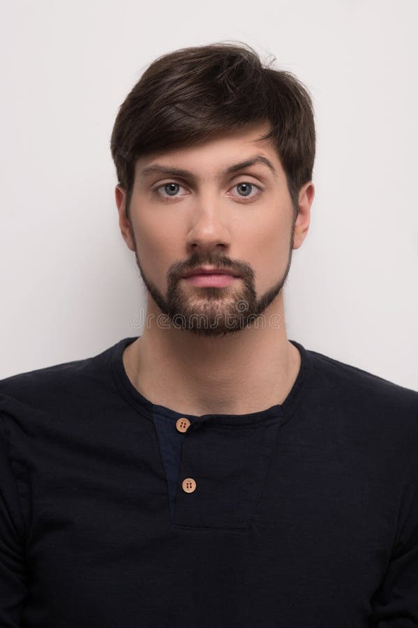 Man with raised eyebrow stock photo. Image of eyebrow - 32584330