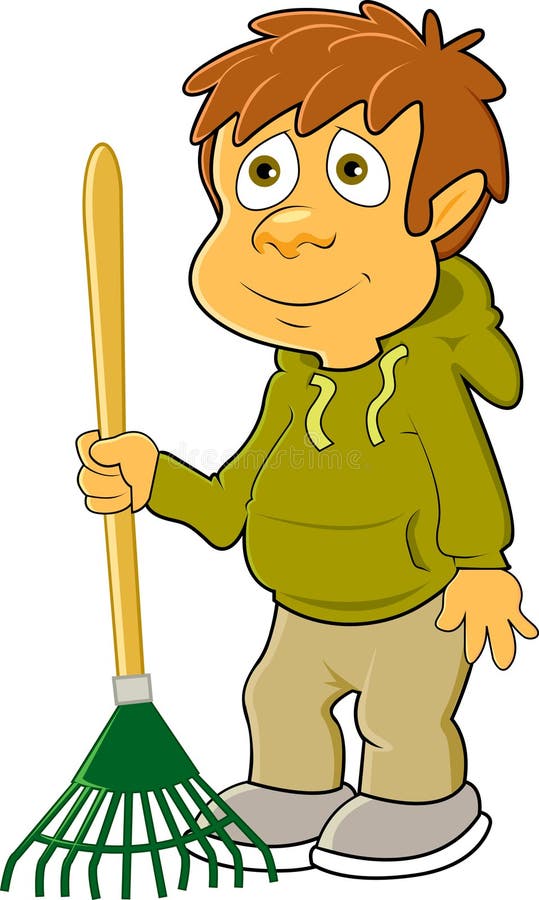 Fall Leaves Rake Stock Illustrations – 375 Fall Leaves Rake Stock ...