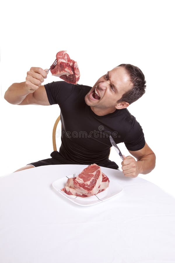2,953 Man Eating Steak Stock Photos - Free & Royalty-Free Stock Photos ...