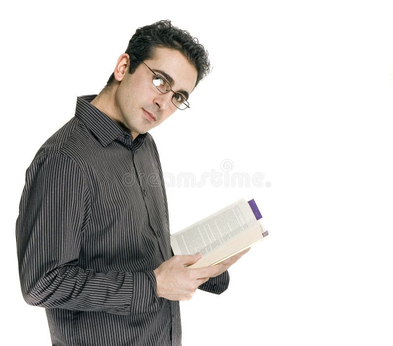 Man reading stock photo. Image of education, dude, information - 1816484