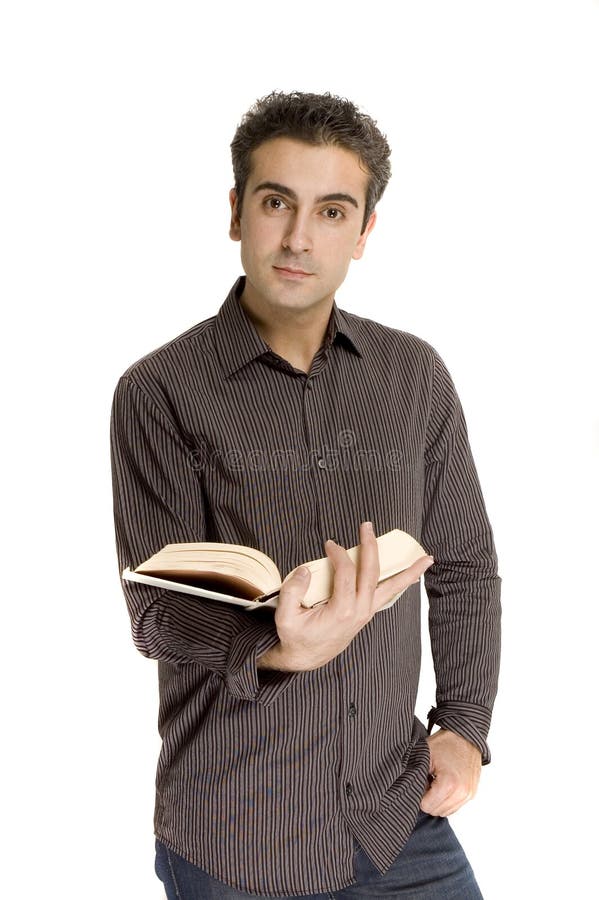Man reading stock photo. Image of education, dude, information - 1816484