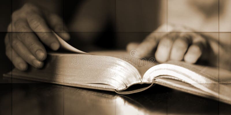 Man Reading the Bible, Geometric Pattern Stock Photo - Image of holy ...