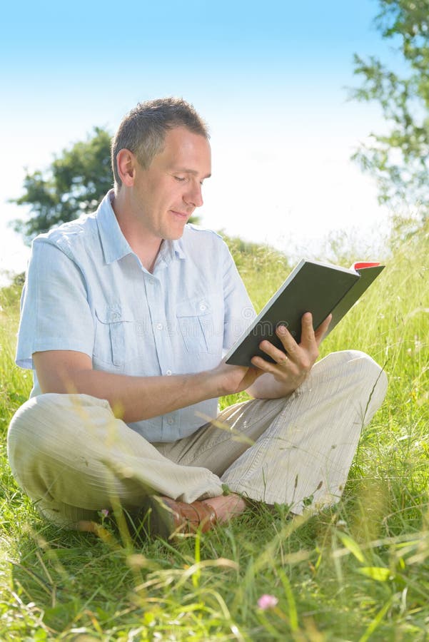 Student Reading a Book stock photo. Image of caucasian - 15449062