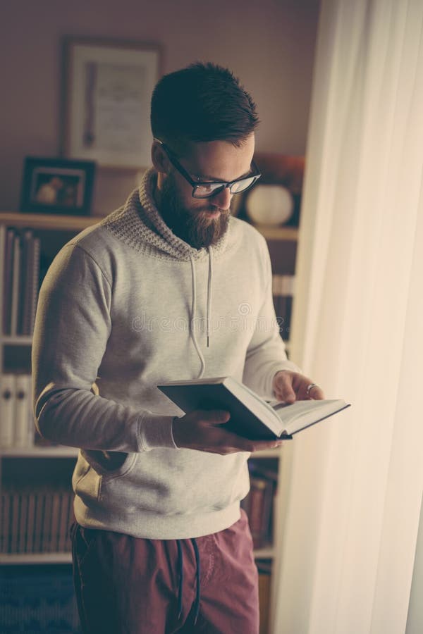 Man reading a book stock photo. Image of happy, pensive - 111560860 Man reading a book stock photo. Image of happy, pensive - 111560860