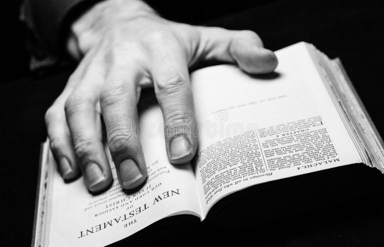 Man Reading Open Bible Field Stock Photos - Free & Royalty-Free Stock ...