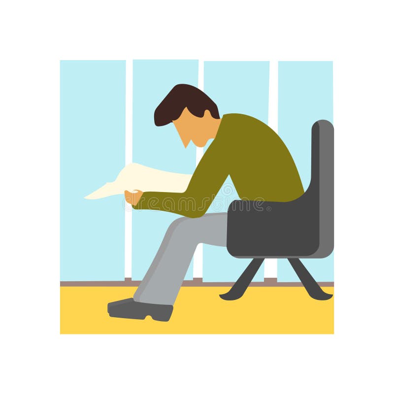 Reading Icon Vector Sign and Symbol Isolated on White Background ...