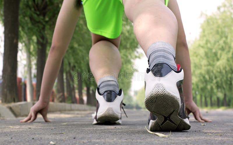 Man ready for running stock photo. Image of pose, breeches - 76932060