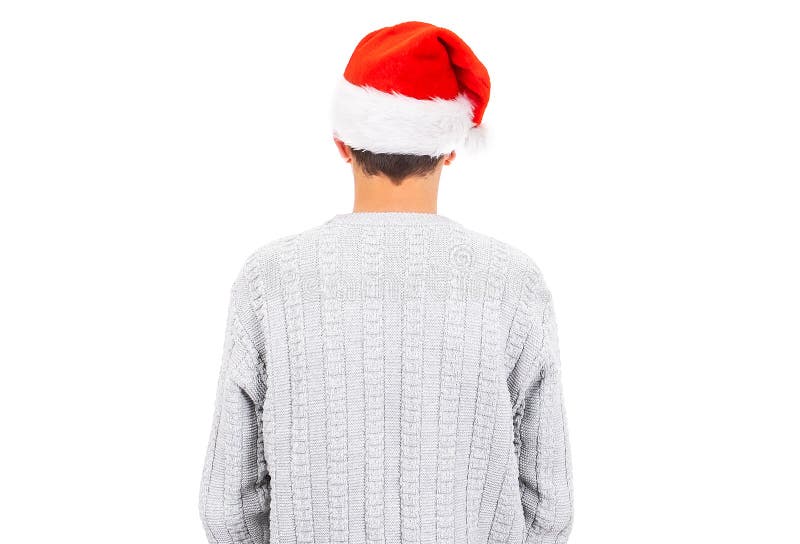 Man rear view stock image. Image of santa, caucasian - 233336715