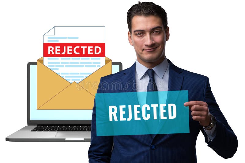 Man Receiving Rejection Notice on His Cv Stock Photo - Image of ...