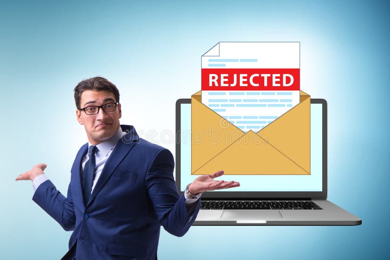 Man Receiving Rejection Notice on His Cv Stock Photo - Image of apply ...