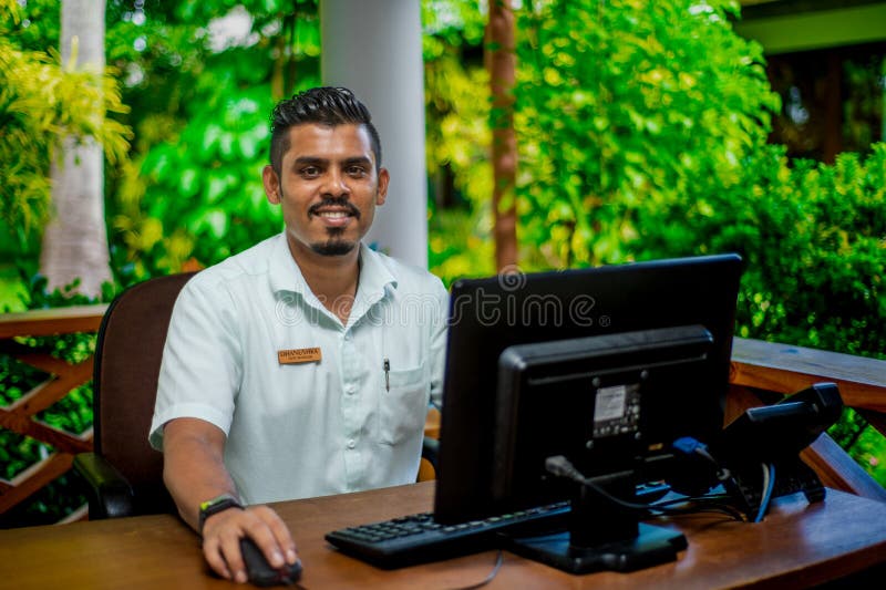 Resort Receptionist Answering Stock Photos - Free & Royalty-Free Stock ...