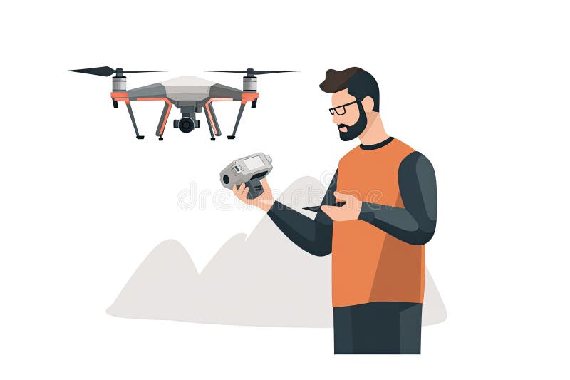 Man Remote Control Robot Stock Illustrations – 959 Man Remote Control ...