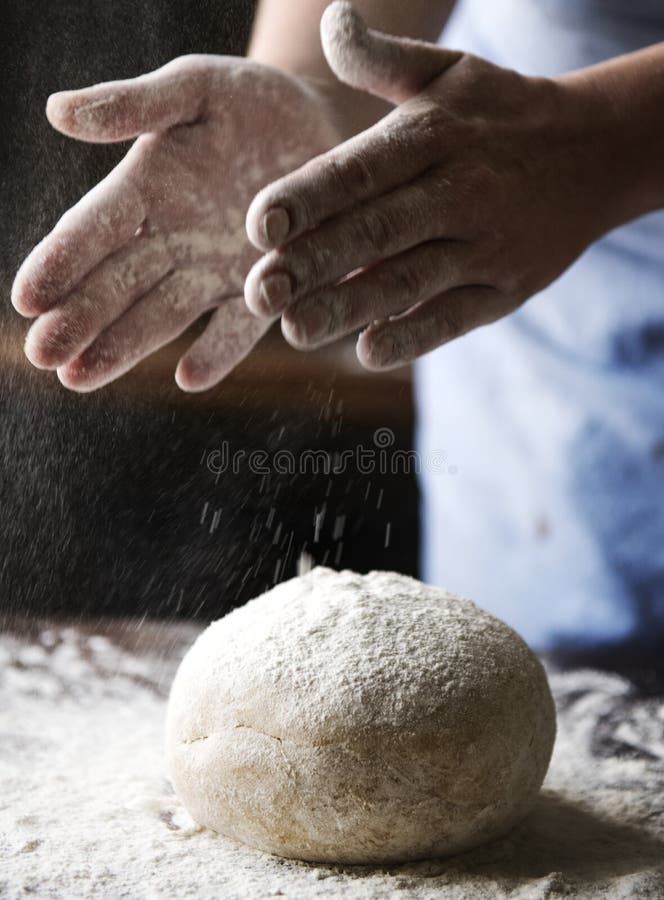 Man Removing Powder from His Hand Stock Photo - Image of people ...