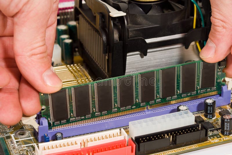 Man repair computer stock image. Image of board, closeup - 19787845