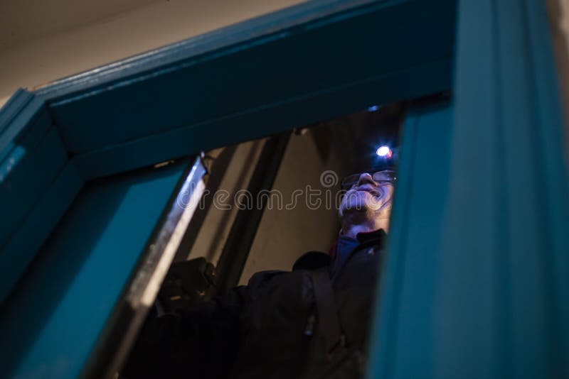 Elevator Front View with Glass in Modern Train Station in Switzerland ...