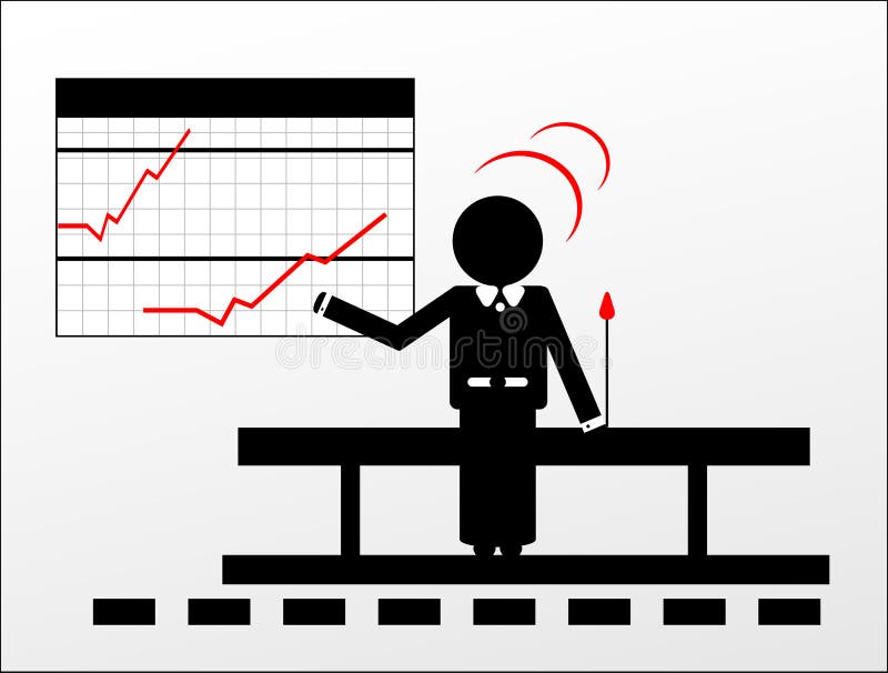 Man with report stock vector. Illustration of moving - 20161705