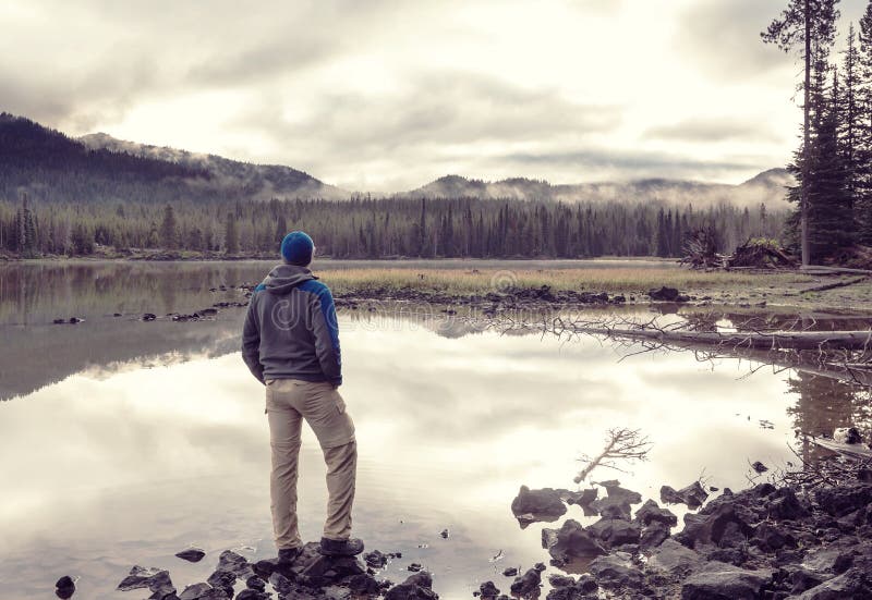 Rest on the lake stock photo. Image of breathe, good - 205410340
