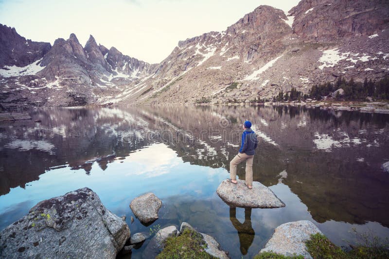 Rest on the lake stock photo. Image of hike, green, inspiring - 268369262