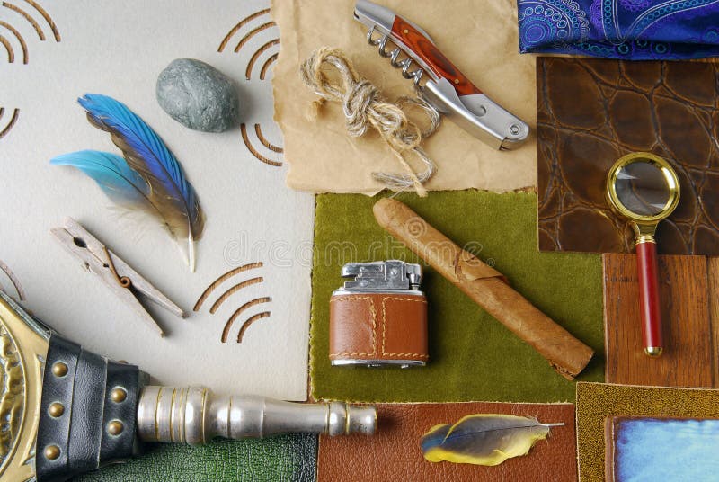 Man Retro Vintage Accessory Stock Image - Image of design, cigar: 69536595