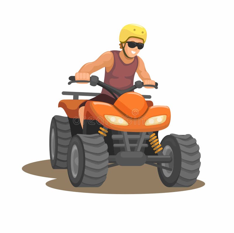 Cartoon Atv Stock Illustrations – 592 Cartoon Atv Stock Illustrations ...