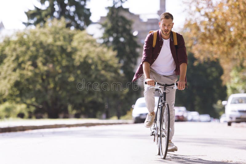 18,114 Man Riding Bicycle City Stock Photos - Free & Royalty-Free Stock ...