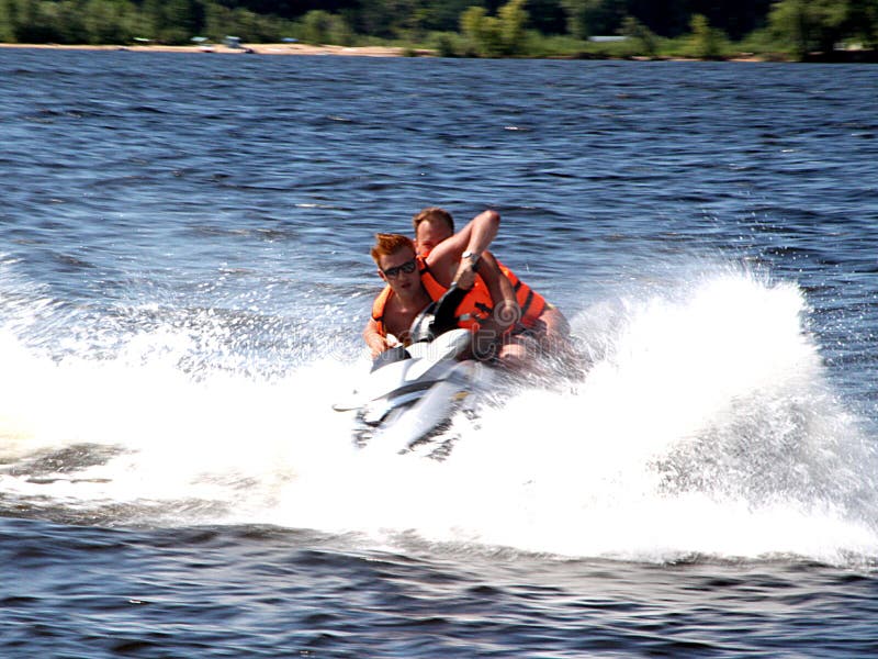 Man riding on jet ski editorial photo. Image of weekends - 150225006