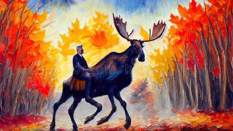 Riding Moose Stock Illustrations – 98 Riding Moose Stock Illustrations ...